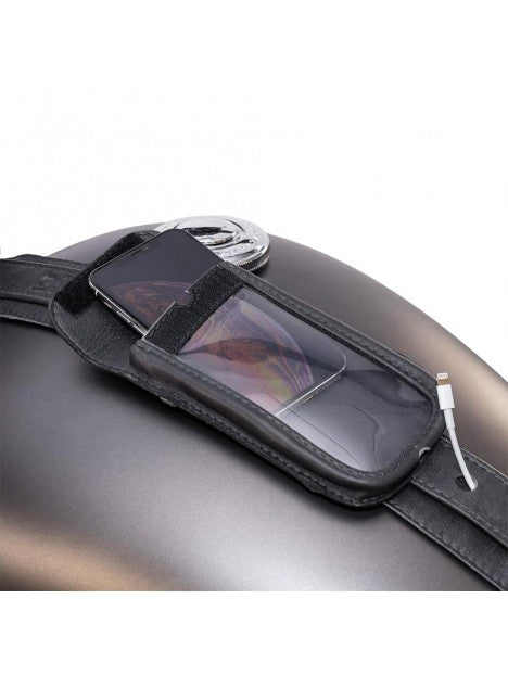 Alo's Leather Tank Belt - Black - for Liquid Cooled Triumphs - Vickers ...