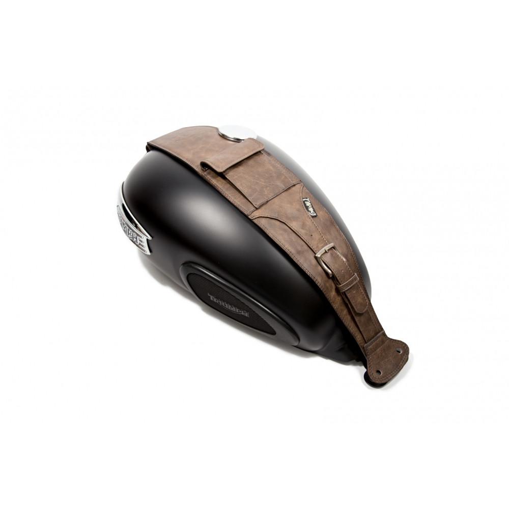 Leather Tank strap with storage pocket - Alo's - Vickers Motorcycle Co ...