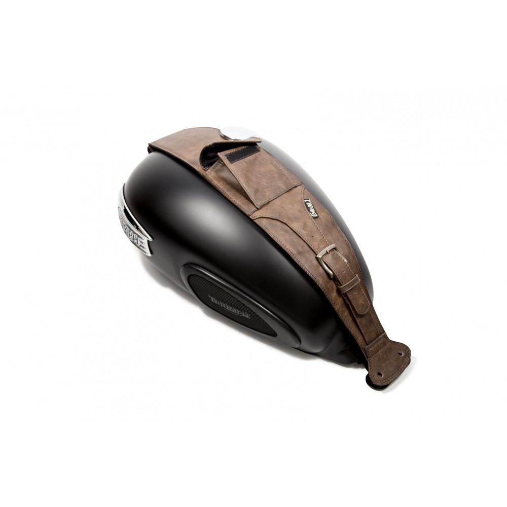 Leather Tank strap with storage pocket - Alo's - Vickers Motorcycle Co ...