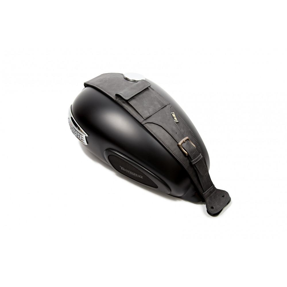 Leather Tank strap with storage pocket - Alo's - Vickers Motorcycle Co ...