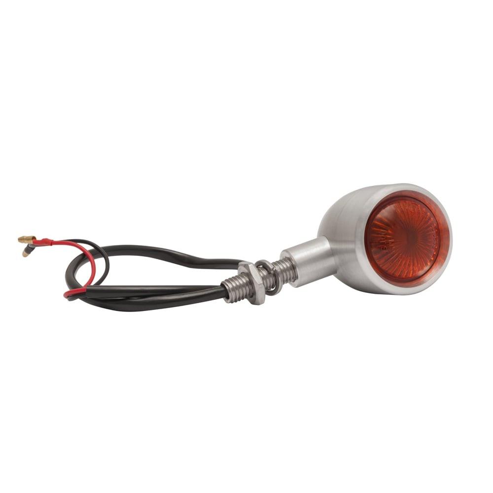 Custom Billet Indicator Turn Signals - Pair - Brushed - Vickers ...