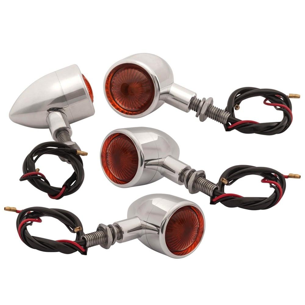 Custom Billet Indicator Turn Signals - Set of 4 - Polish - Vickers ...