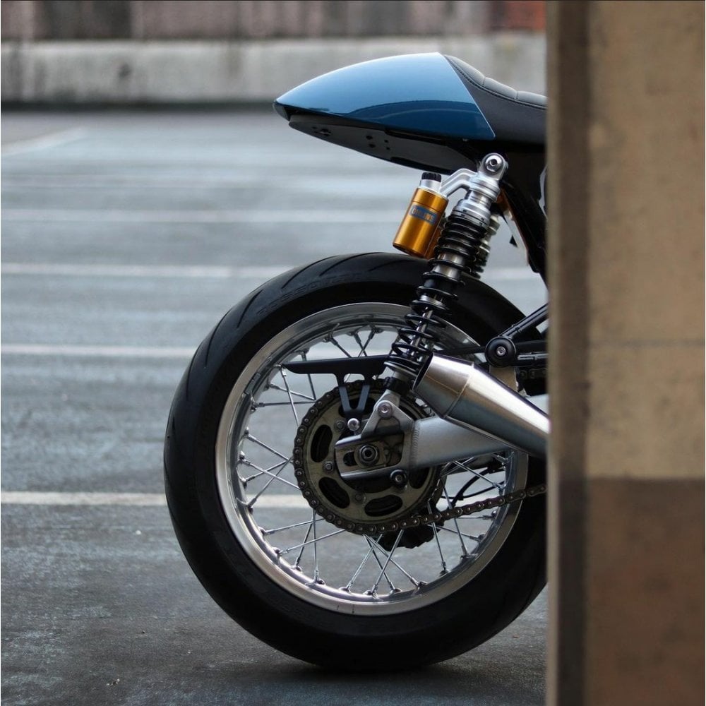 Gladius - Speed Twin/Thruxton Chain Guard - BLACK Finish - Vickers ...