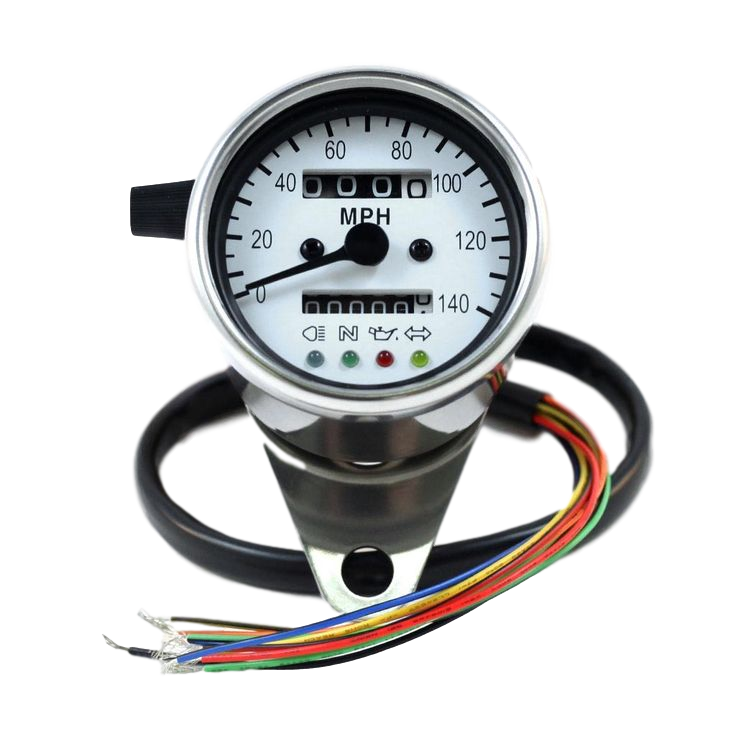 Mini Speedo (LED) 2:1 MPH - Vickers Motorcycle Co. - a Retro Culture brand