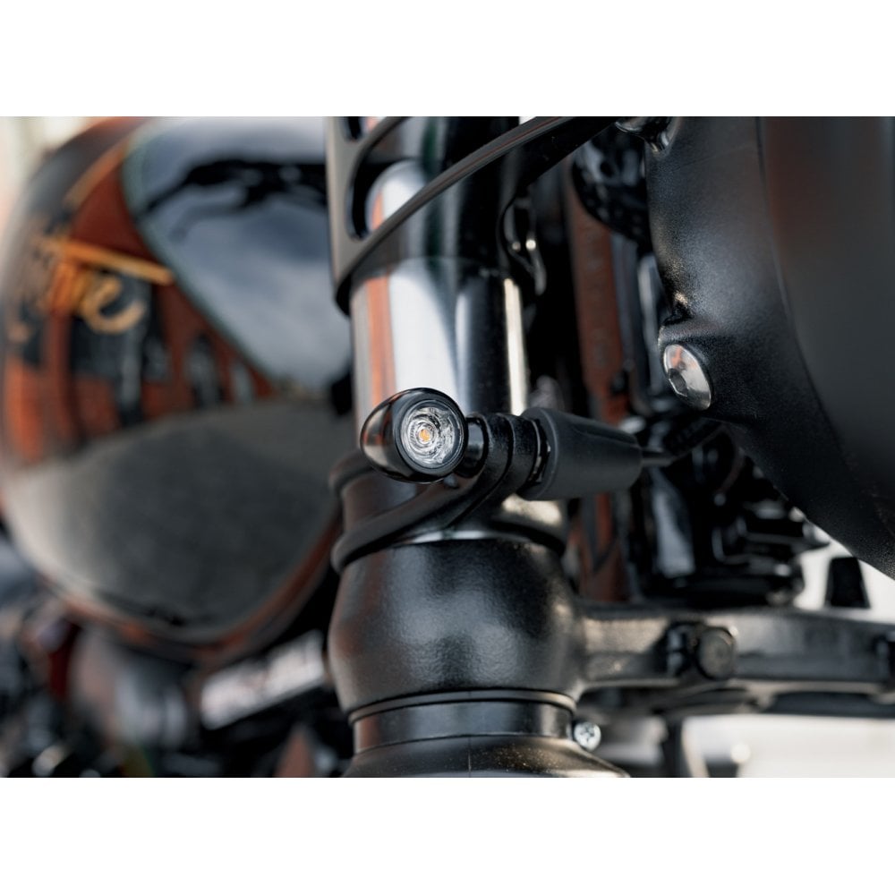 PICO LED T/S Indicator Turn Signals - PAIR - Black - M8 - Vickers ...