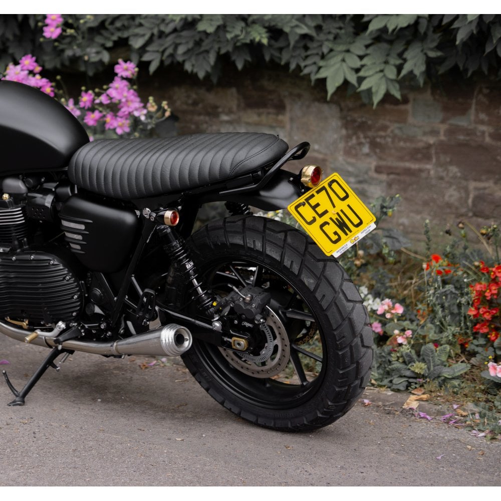 Passenger Grab Rail - Street Twin/Street Scrambler/T100/T120 - Black ...