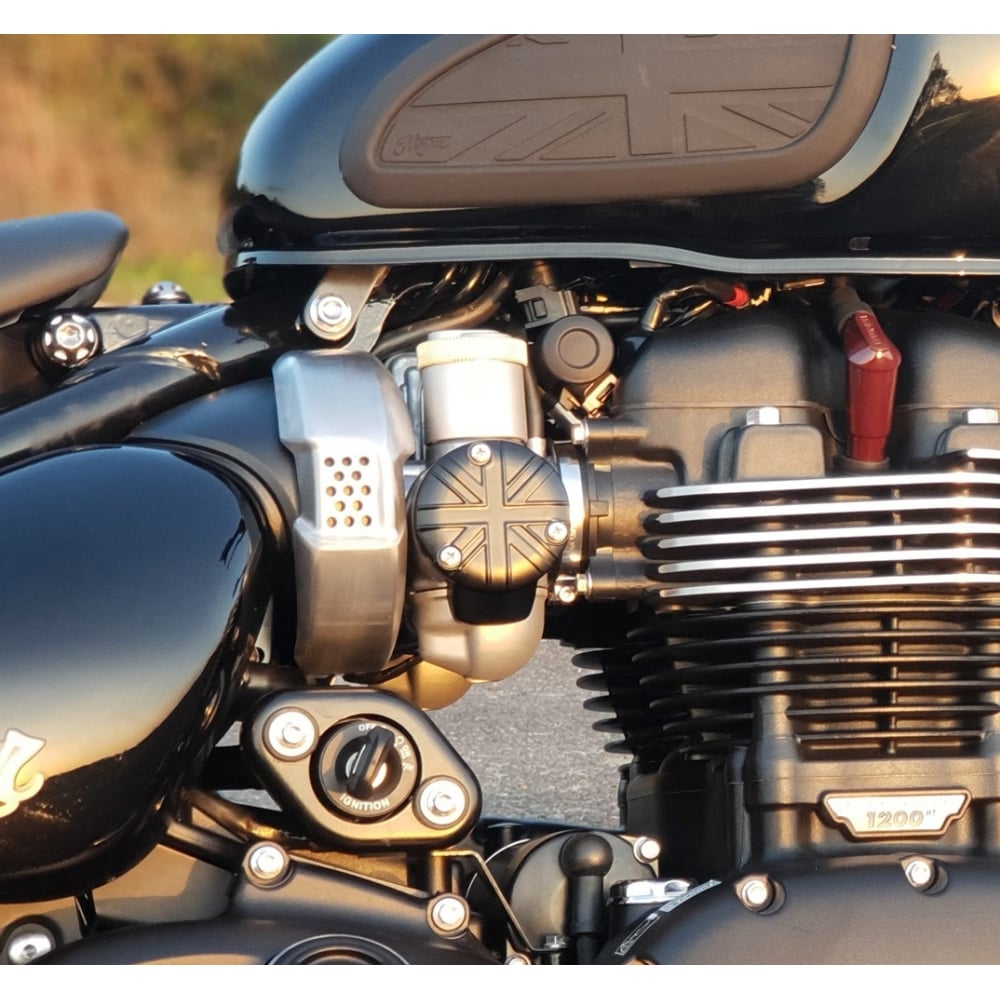 Triumph Bonneville & Thruxton Carb/Throttle Body Cover part - Vickers ...
